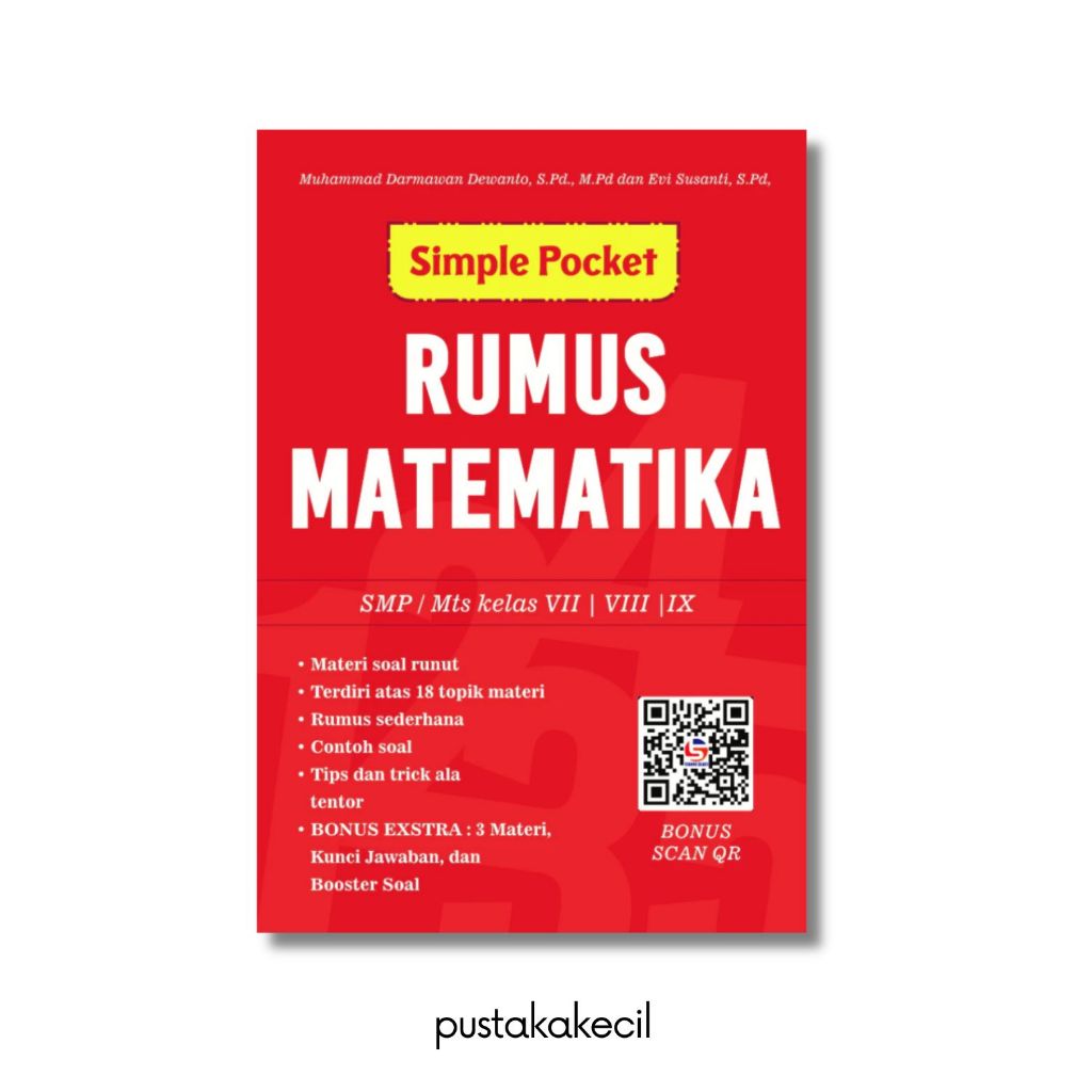 Jual Buku Rumus Matematika SMP - Simple Pocket Rumus Matematika SMP ...