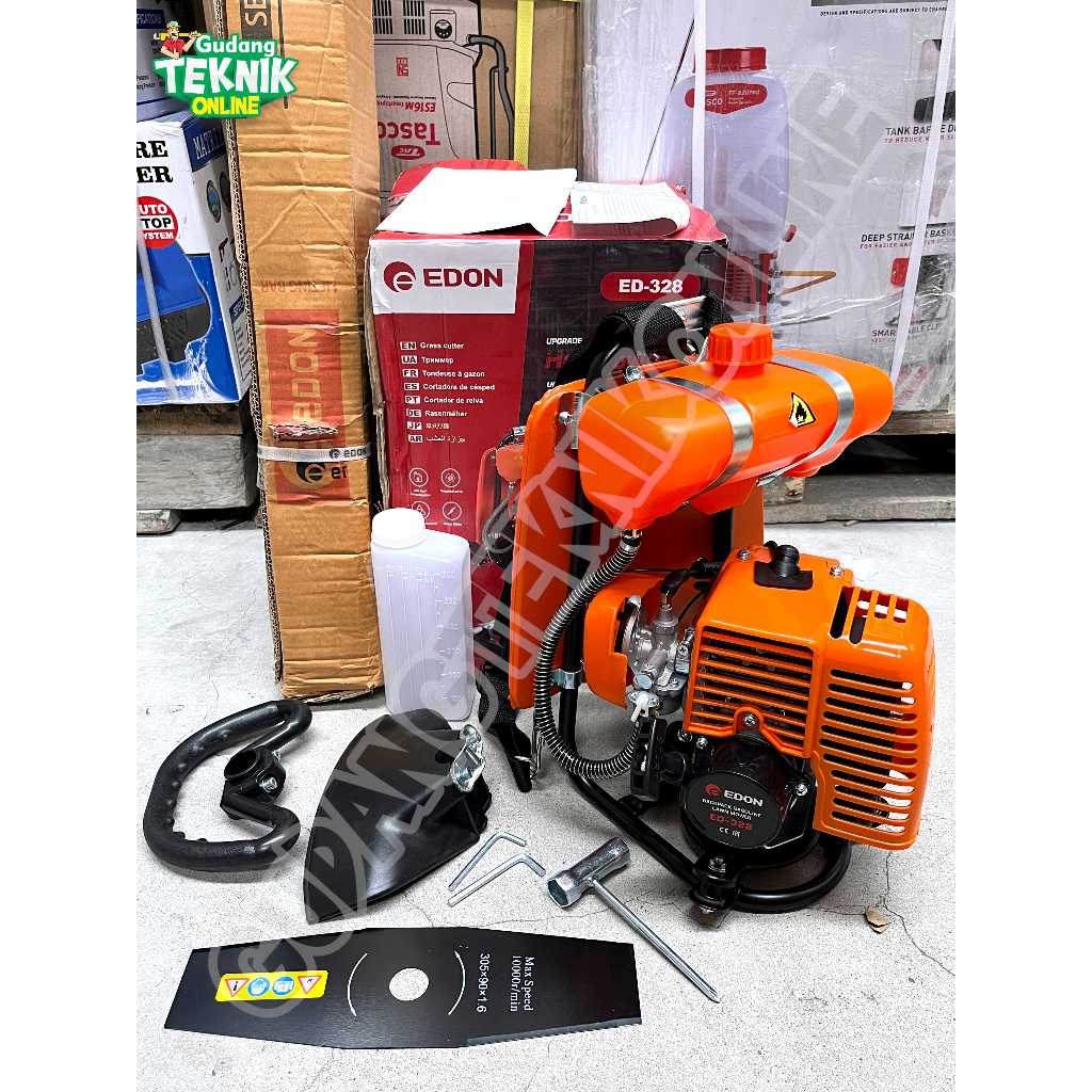Jual Mesin Potong Rumput 2Tak EDON ED-328 Mesin Babat / Portable Brush ...