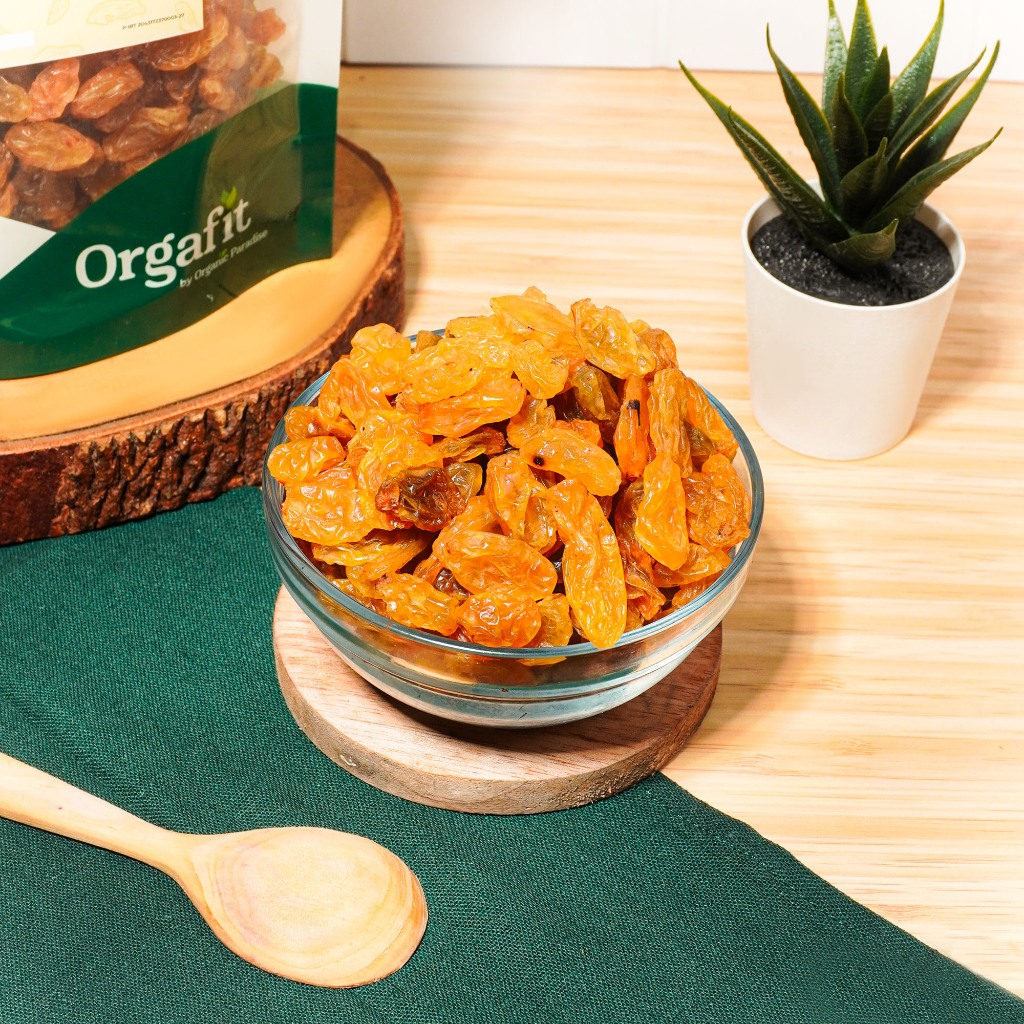 Jual Organic Paradise Golden Raisin 100 gram / Kismis Gold 100 gram ...