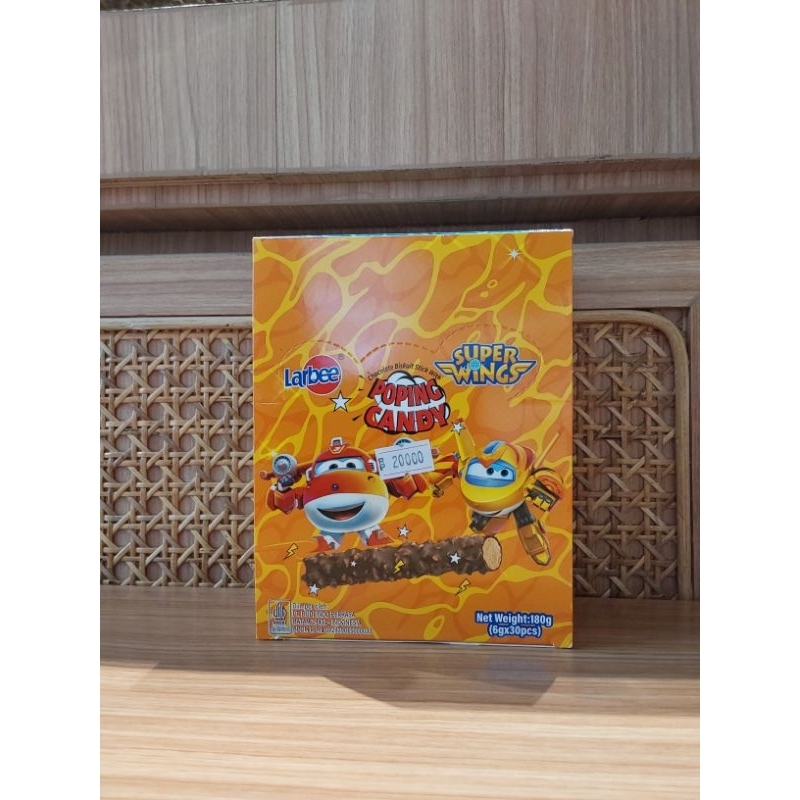 Jual LARBEE CHOCOLATE BISKUIT WITH POPPING CANDY 180 GR, LARBEE SALTED ...