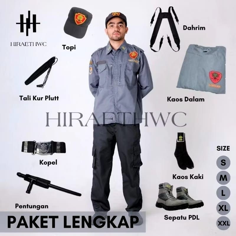 Jual Seragam Linmas/Seragam Lapangan Hansip/Setelan Linmas Pakaian ...
