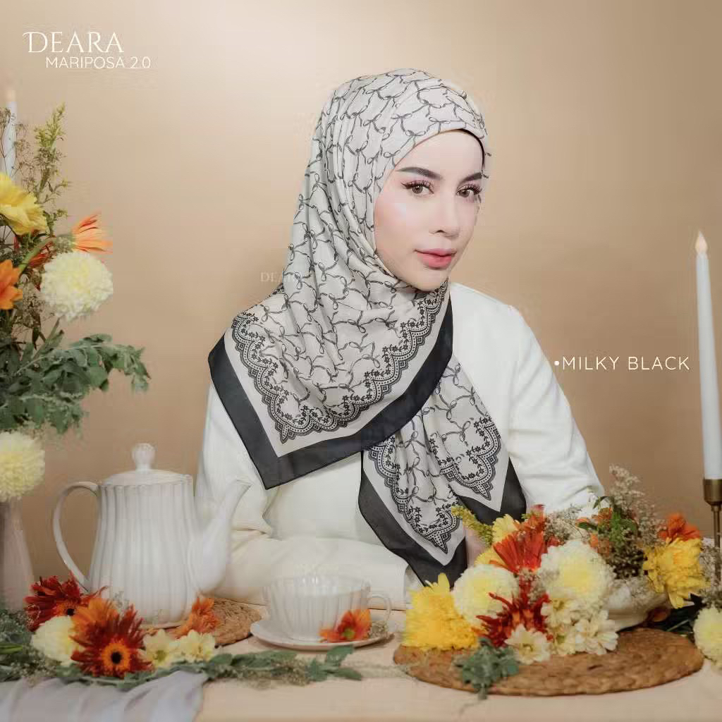 Jual DEARA HIJAB MARIPOSA MADEMOISELLE DEARA X AGHNIA original by deara indonesia | Shopee Indonesia