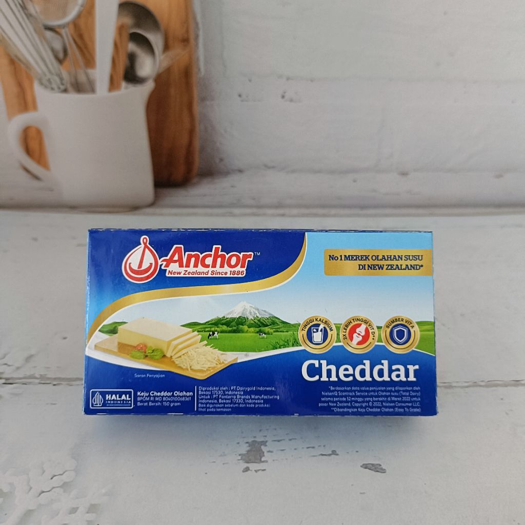 Jual ANCHOR CHEDDAR ( 150GR ) | Shopee Indonesia