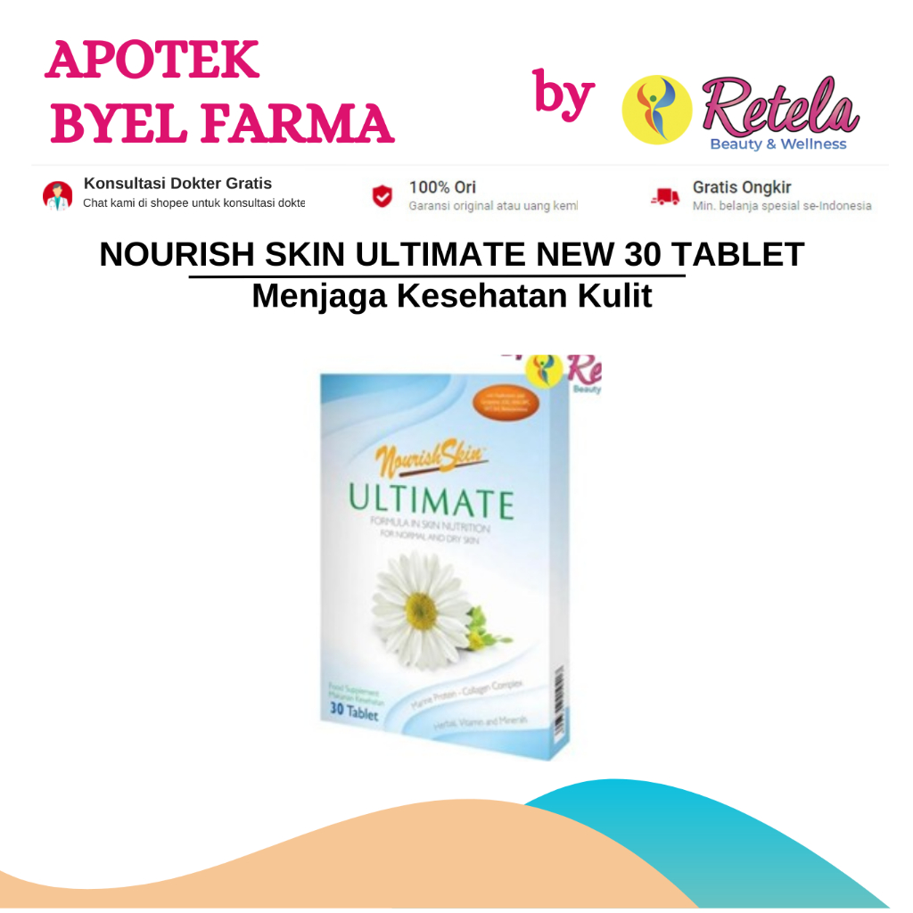 Jual NOURISH SKIN ULTIMATE NEW 30 TABLET | Shopee Indonesia