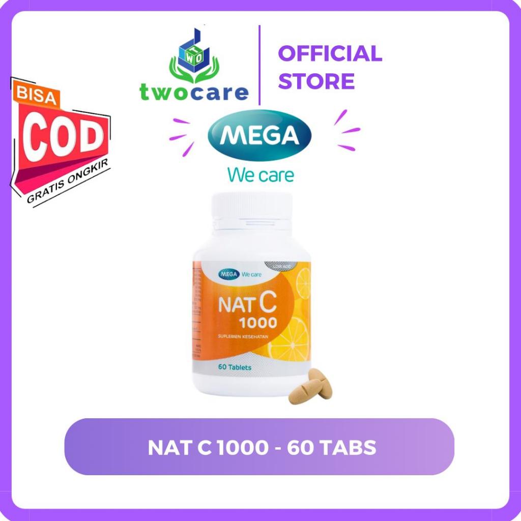 Jual Mega We Care NAT C 1000 Mg 60 Tablet Vitamin C Daya Tahan Tubuh ...