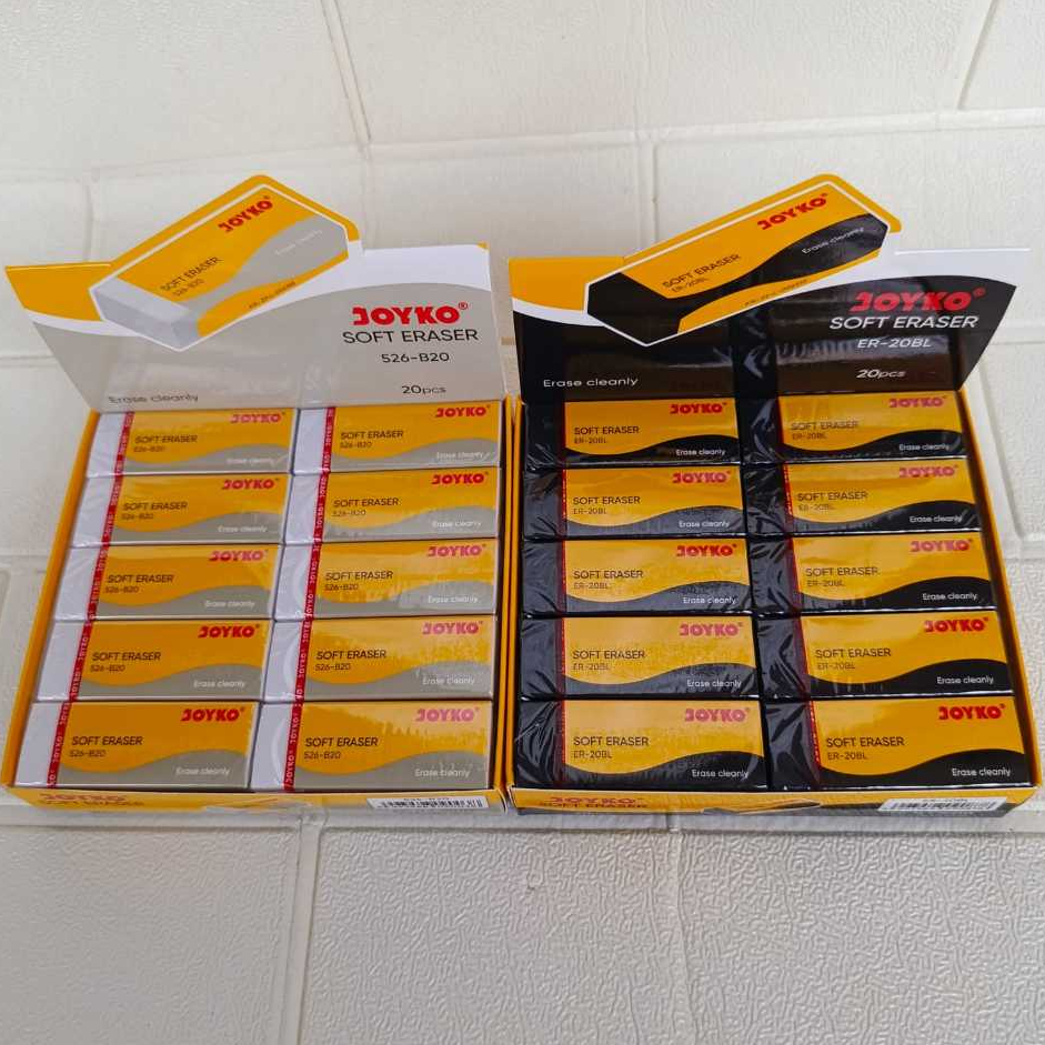 Jual (1 Pack=20 Pcs) Penghapus Joyko Besar B-20 | Shopee Indonesia
