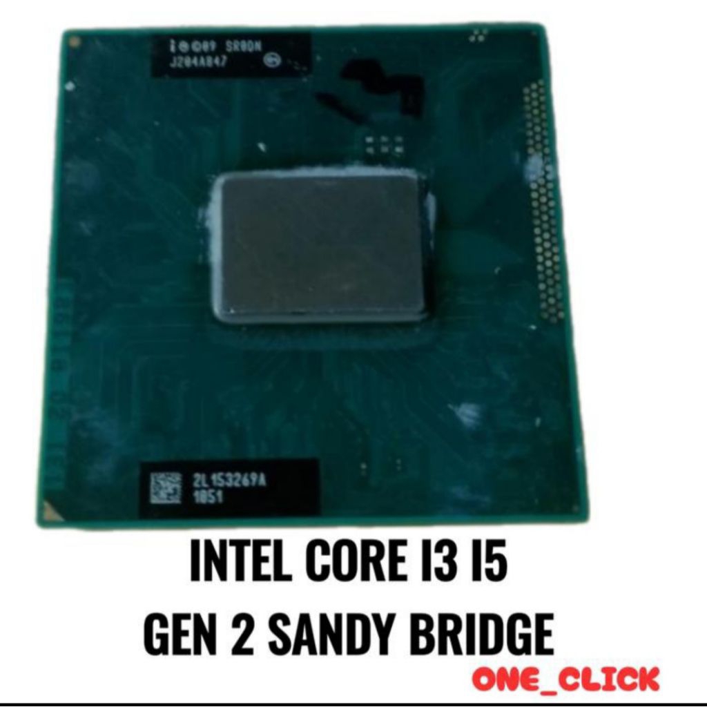 Jual procesor laptop Intel core i3 i5 generasi 2 sandybrige | Shopee ...