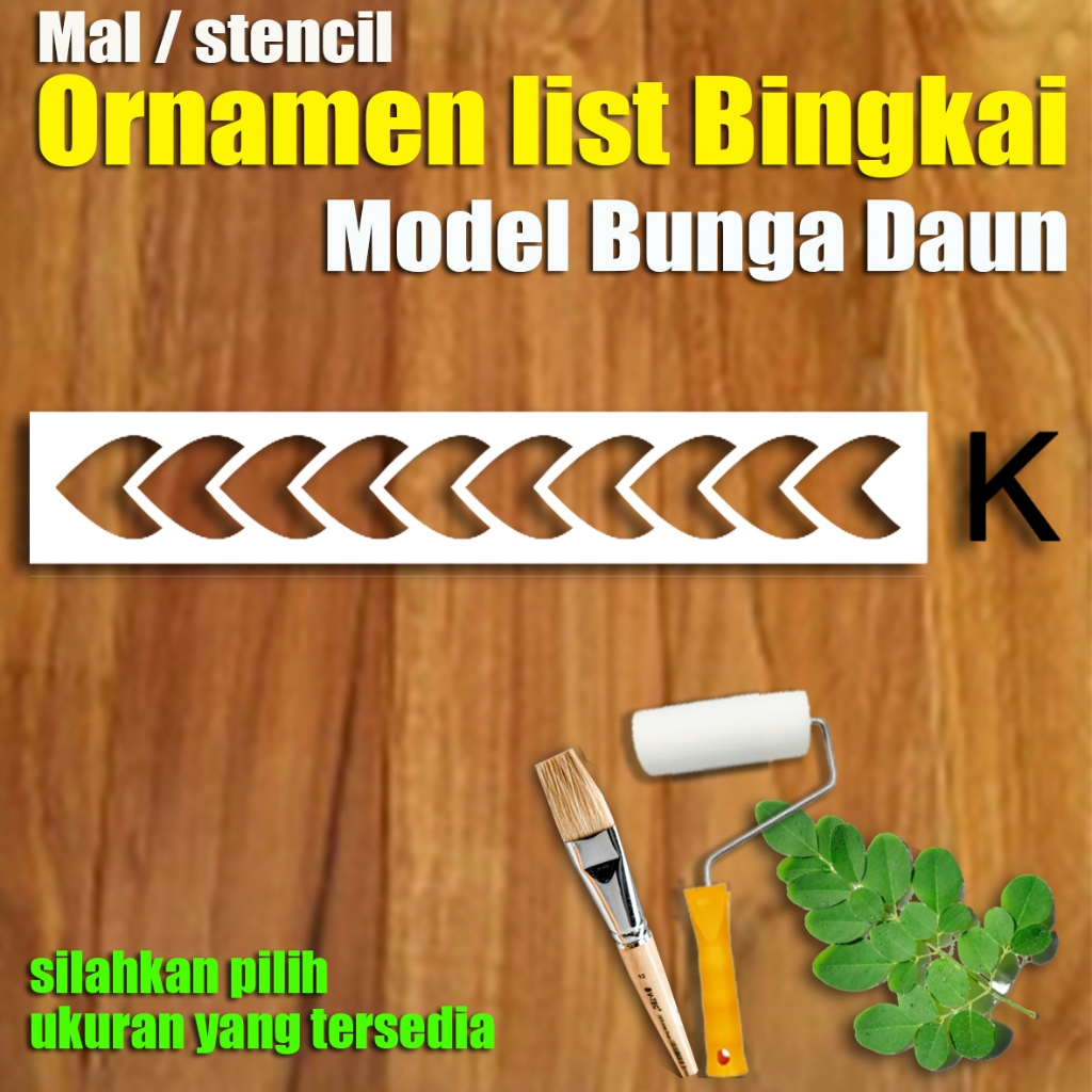 Jual Mal Cetakan atau Stensil ornamen bunga daun K | Shopee Indonesia