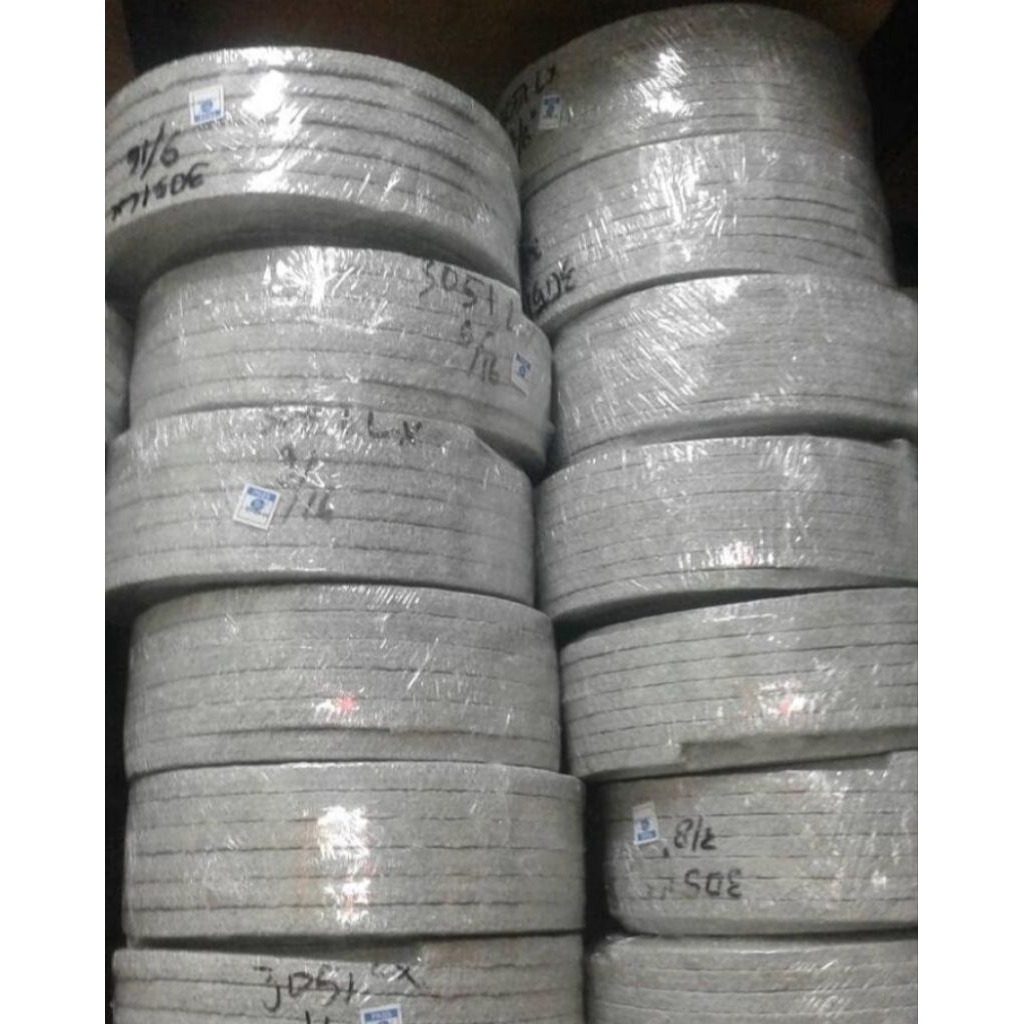 Jual gland packing asbestos square / ptfe uk. 6mm x 5kg | Shopee Indonesia