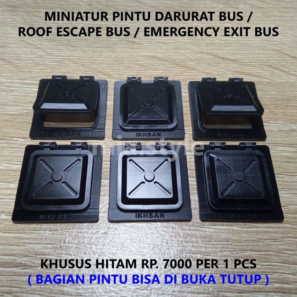 Jual menjual miniatur emergency exit bus / pintu darurat bus / roof ...