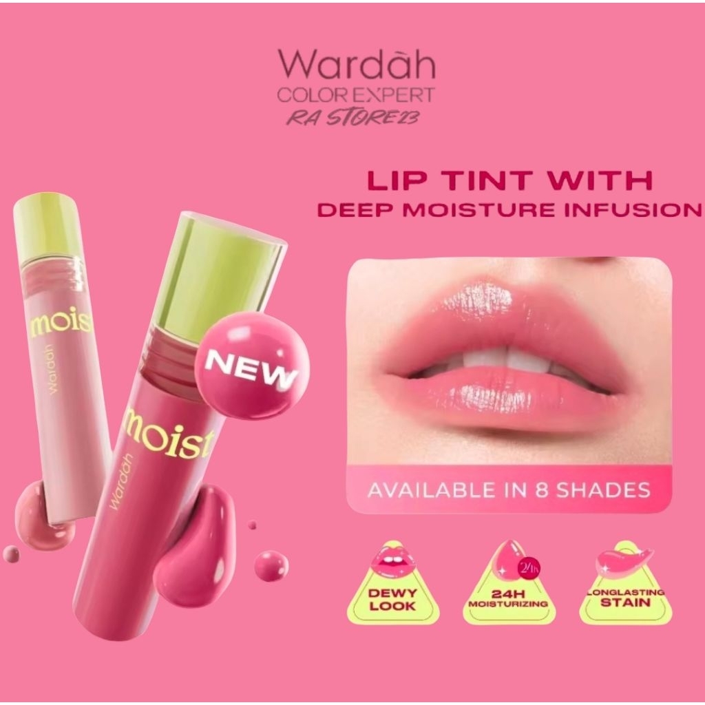 Jual WARDAH Moist Dew Tint 3 g | Shopee Indonesia