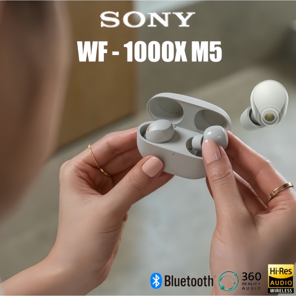 Jual SONY WF-1000X M5 Headset TWS ANC Noise Canceling Truly Wireless ...