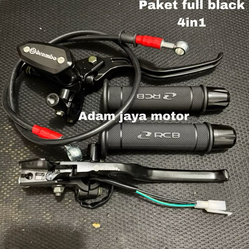 Jual Paket Master Rem 4in1 Tabung Oval Kaca + Handgrip RCB HG55 + Jalu ...