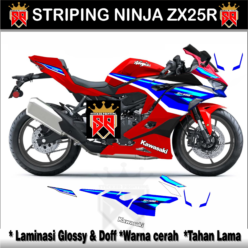 Jual Decal Striping Ninja Zx25r Livery Tree colour Gp/Decals Sticker ...