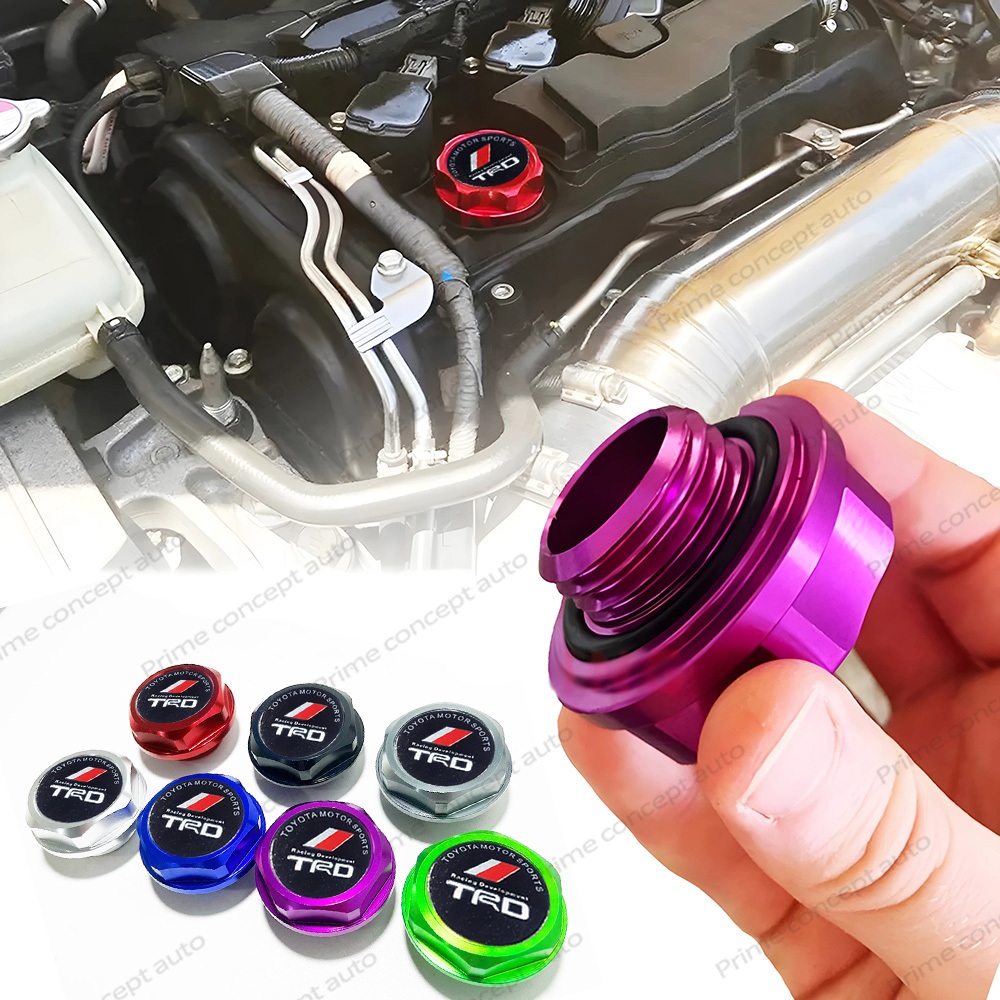 Jual TRD Sport Oil Cap JDM Tutup Oli Mesin Mobil Toyota Alumunium ...