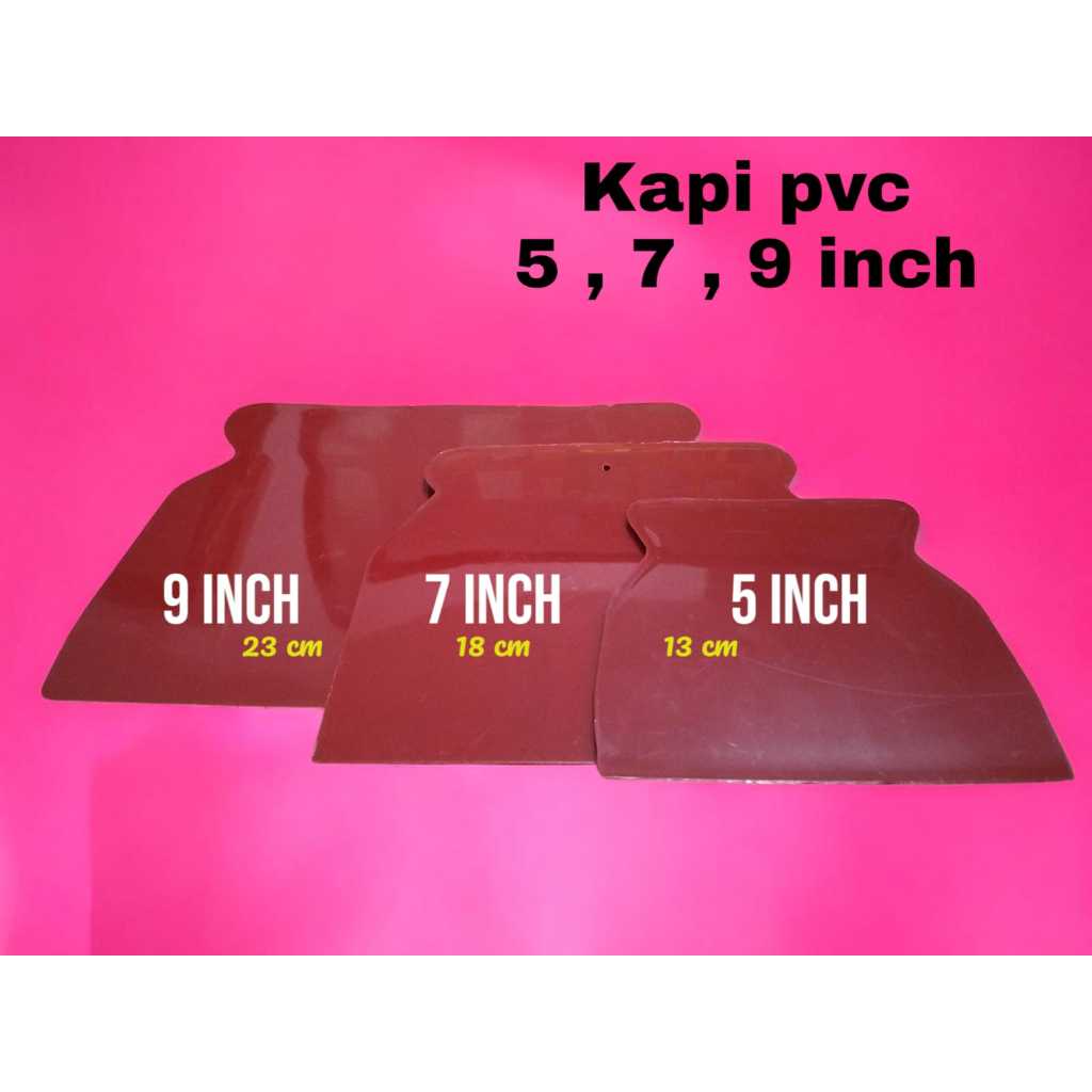 Jual Kapi PVC 9", 7", 5" inch, kapi plastik, sliper,kapi plamir ...