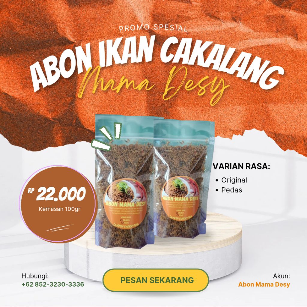 Jual Abon Ikan Cakalang Pedas & Ori 100gr | Shopee Indonesia