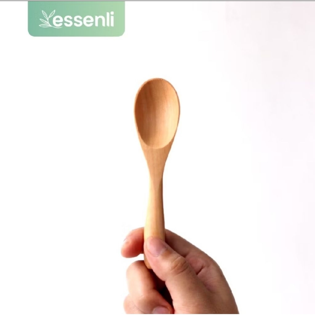 Jual ESSENLI SENDOK MADU SENDOK BUMBU FINISHING KAYU SAWO HALUS ...