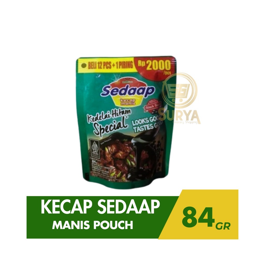 Jual Kecap Sedaap Manis Pouch Refiil Hijau 77 Gr | Shopee Indonesia