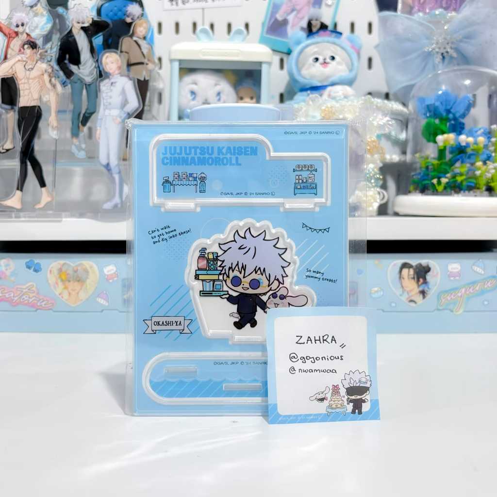 Jual [OFFICIAL MERCH] SEALED SANRIO X JJK Acrylic Standee Gojo Satoru ...