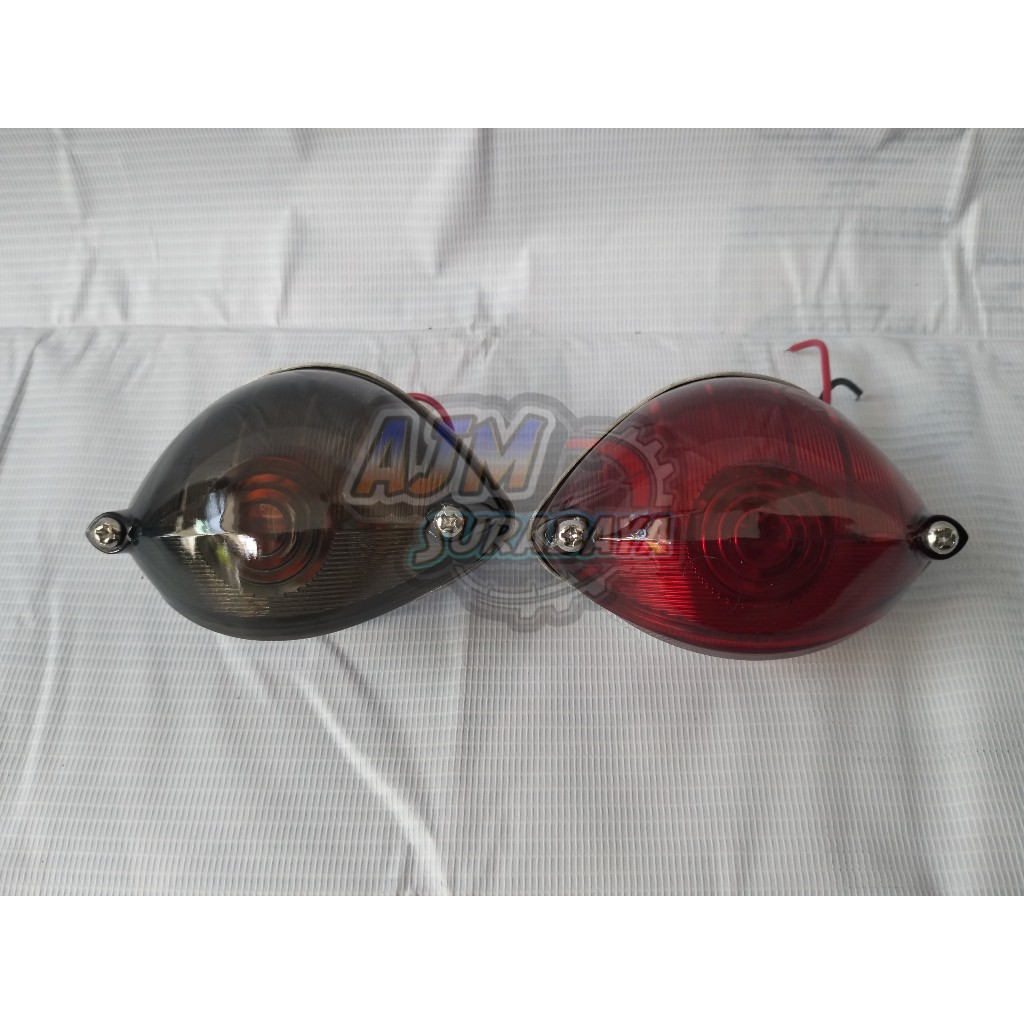 Jual TOPLAMP STOPAN TRIUMPH LAMPU STOP CB C70 GL 125 MP MIKA SMOKE DAN ...
