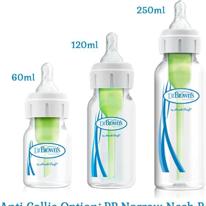 Jual Dr Brown Botol Susu Standard Neck Natural Flow 60ml & 120ML Isi 1 ...