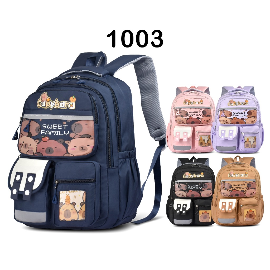 Jual Tas Ransel Capybara 1003 Tas Backpack Sekolah Tas Laptop Tas Kerja | Shopee Indonesia