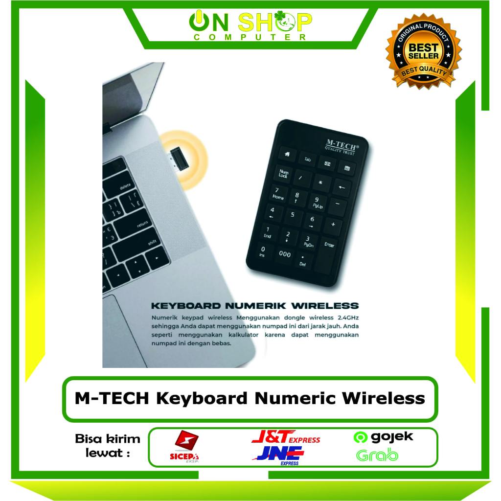 Jual M-TECH Keyboard Numeric Wireless / Numerik Pad Wireless / Keyboard ...