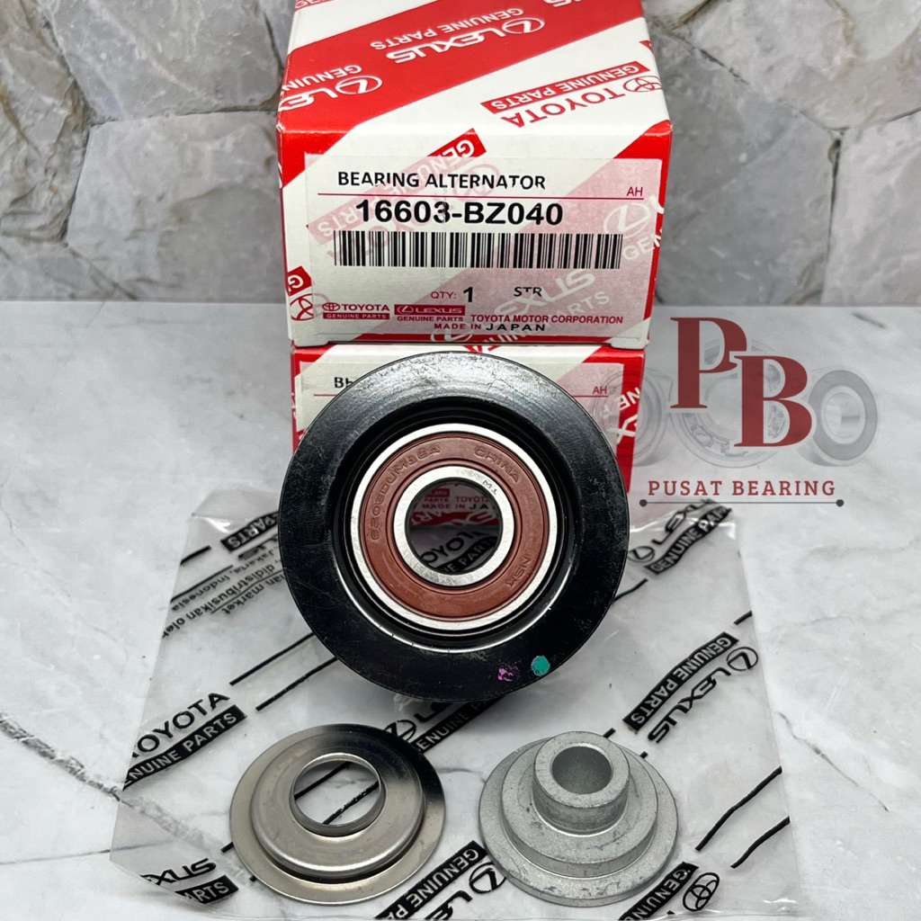 Jual BEARING PULLY PULLEY TENSIONER ALL NEW AVANZA RUSH NEW 16603-BZ040 ...
