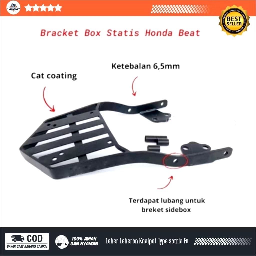 Jual Breket box statis Honda beat series bracket statis beat fi new ...