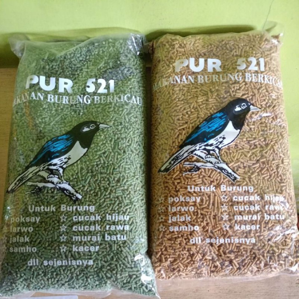 Jual voer 521 untuk burung berkicau netto 1kg | Shopee Indonesia