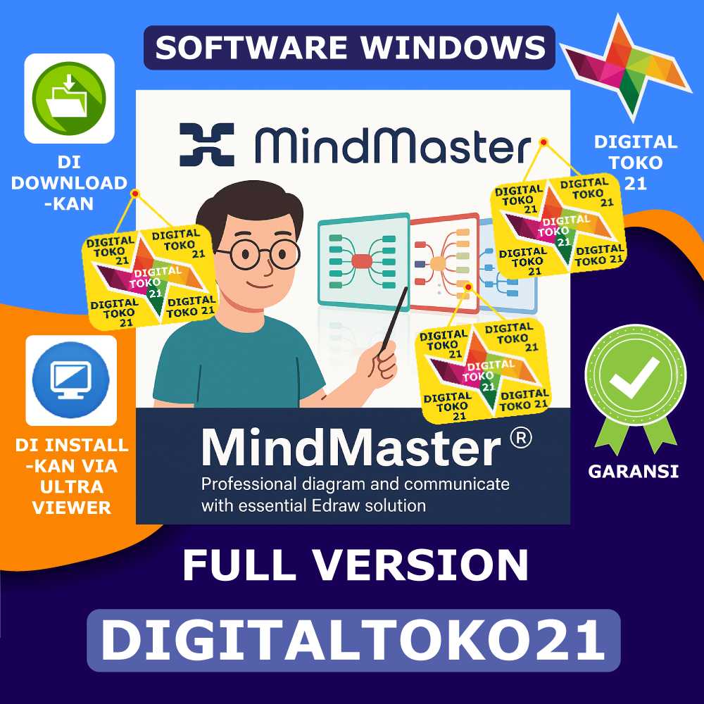 Jual [Diinstallkan] Edraw MindMaster Pro 8.5.1 Full Version Software PC Komputer Laptop Windows ...