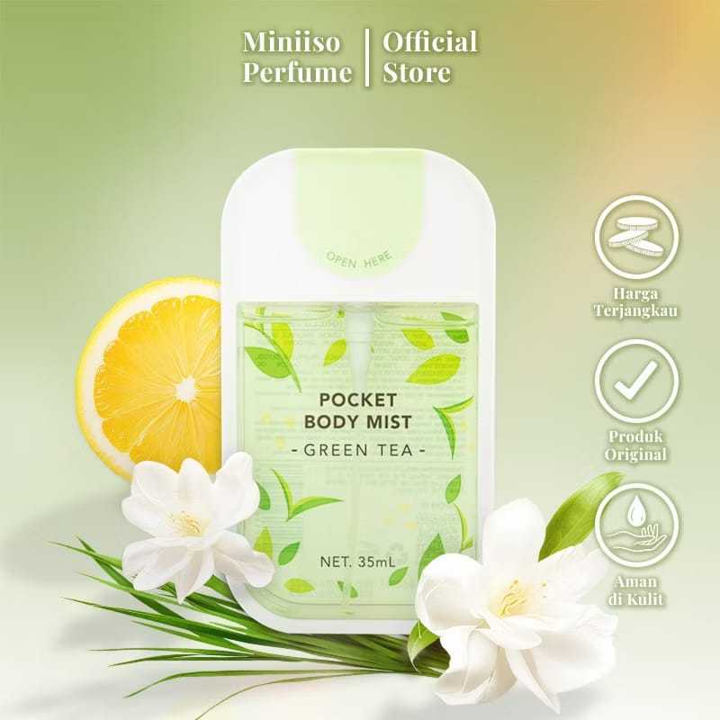Jual Keenaia x MINISO - Pocket Body Mist Green Tea 35ml | Shopee Indonesia