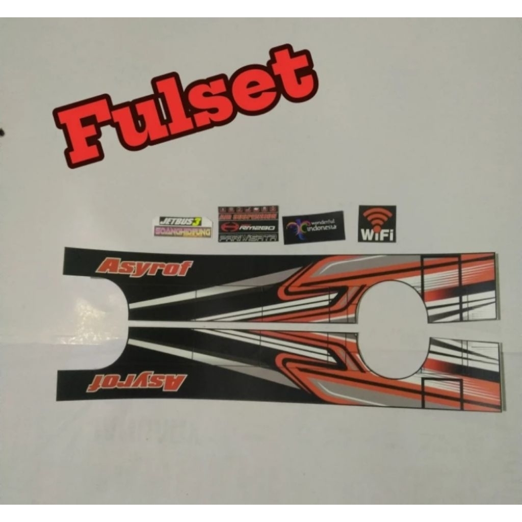 Jual Stiker livery soang hideung miniatur bus | Shopee Indonesia