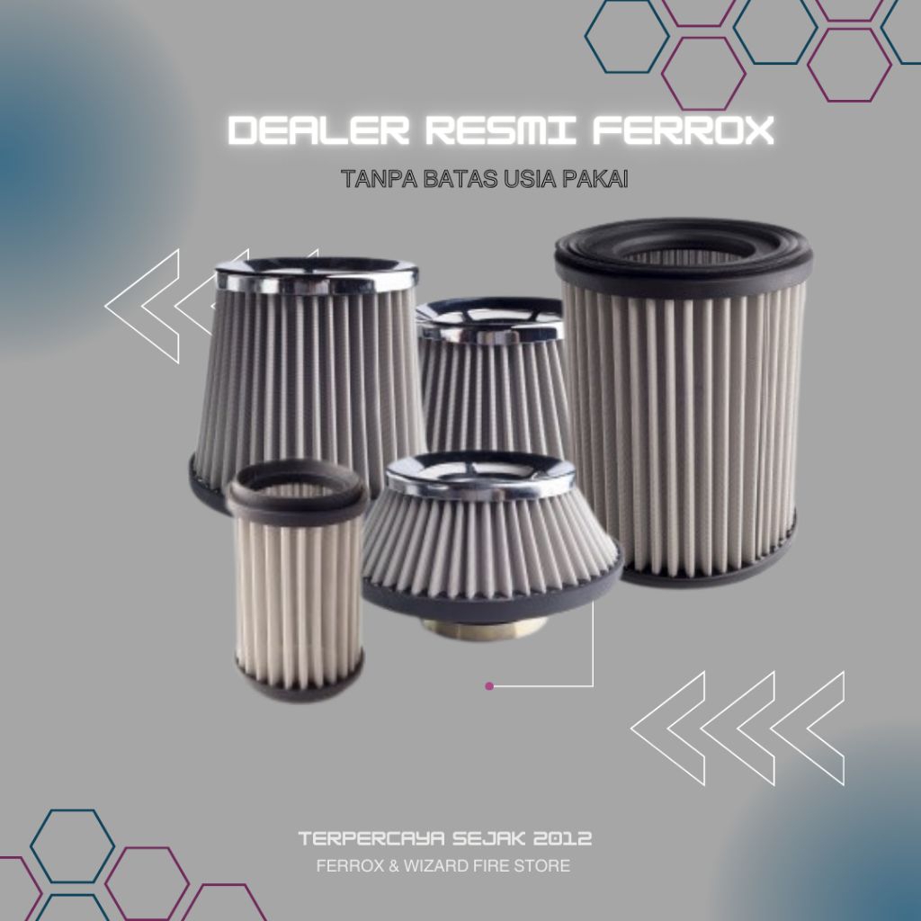 Jual Ferrox Filter Udara Toyota Kijang 1800cc, 2400cc (2000-2004 ...