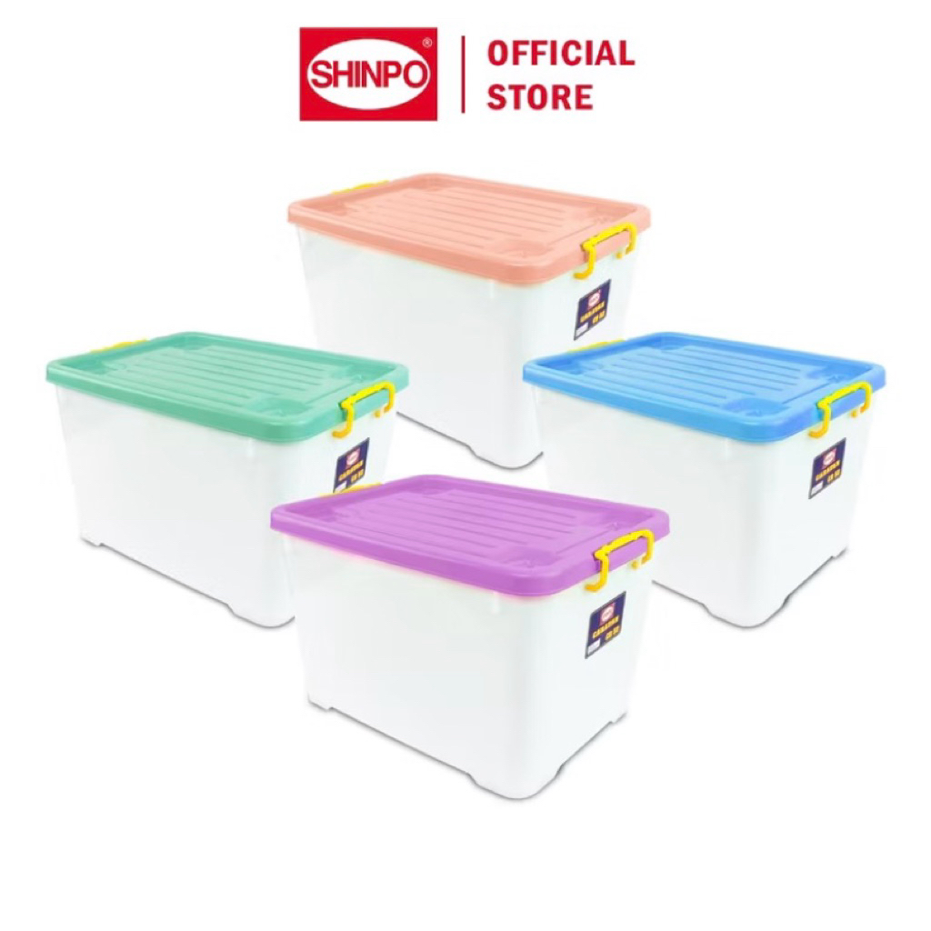 Jual CARAVAN Container Box Dengan Roda Kapasitas 52 Liter Shinpo CB 52 ...