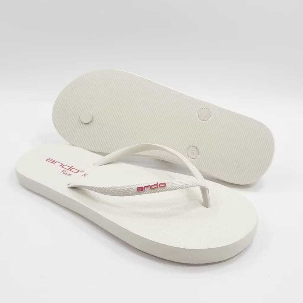 Jual Ando Nice Putih / Nice Like Limited Sandal Jepit Wanita Sendal ...