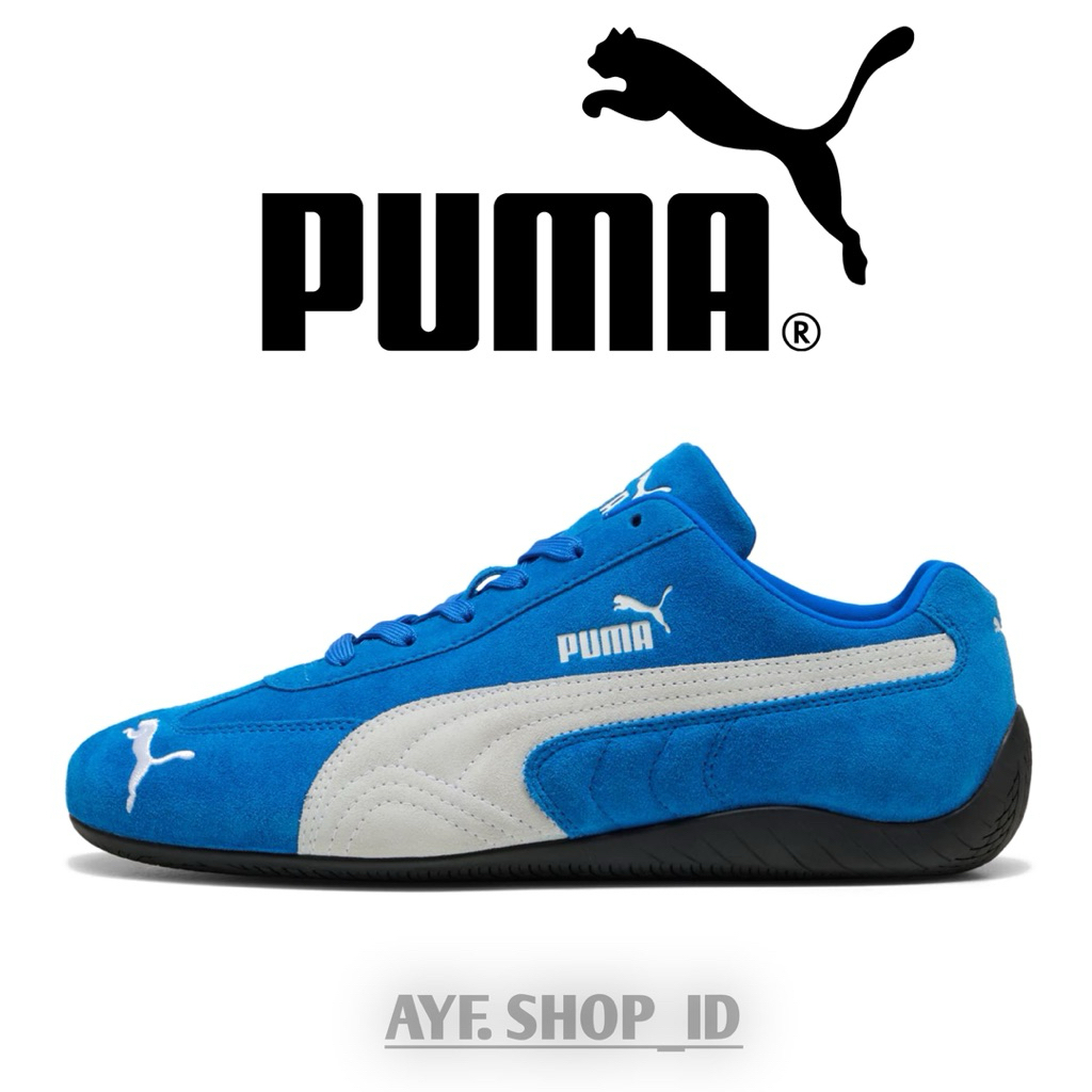 Jual Sepatu Puma Speedcat OG Unisex Blue White | Shopee Indonesia