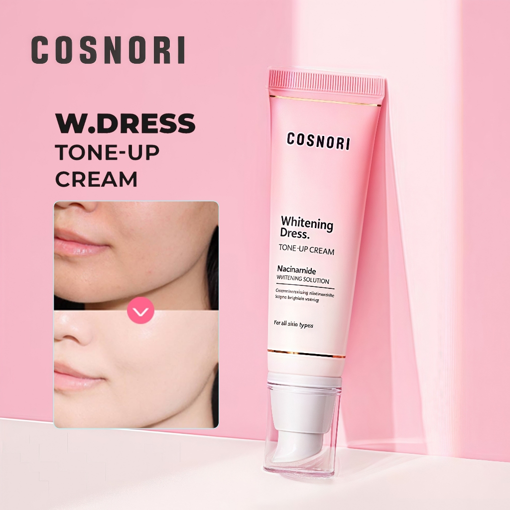 Jual Cosnori Whitening Dress Vegan Tone-up Cream 50ml / Cosnori Tone-up ...