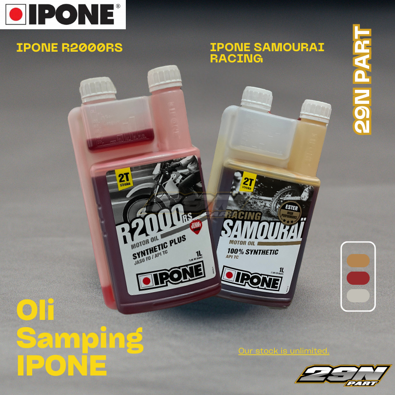 Jual Oli Samping ORIGINAL IPONE Samourai Samurai & R2000 RS Strawberry ...