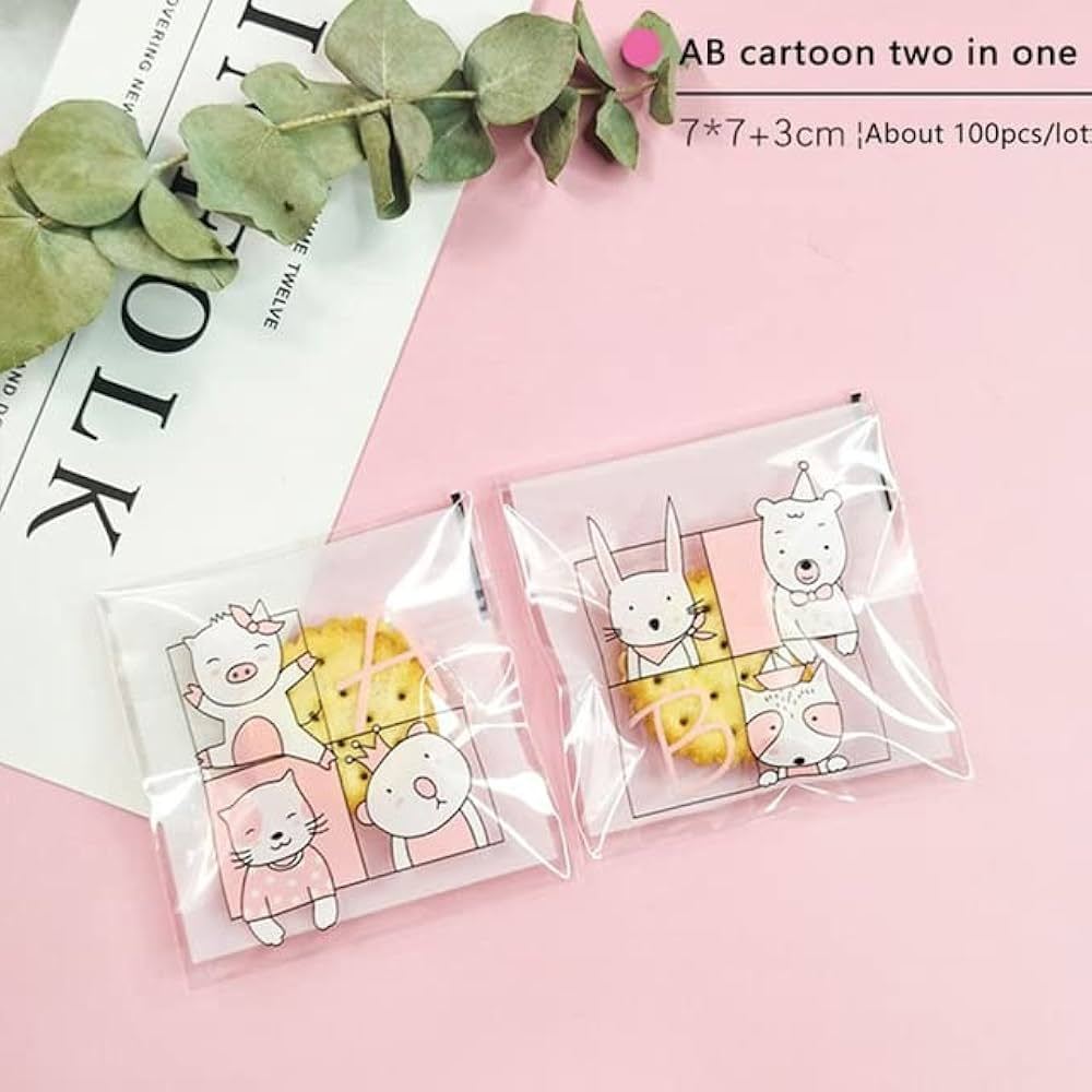 Jual Plastik Cookies isi 100 ukuran 7x7+3/kemasan cookies 7x7+3 ...