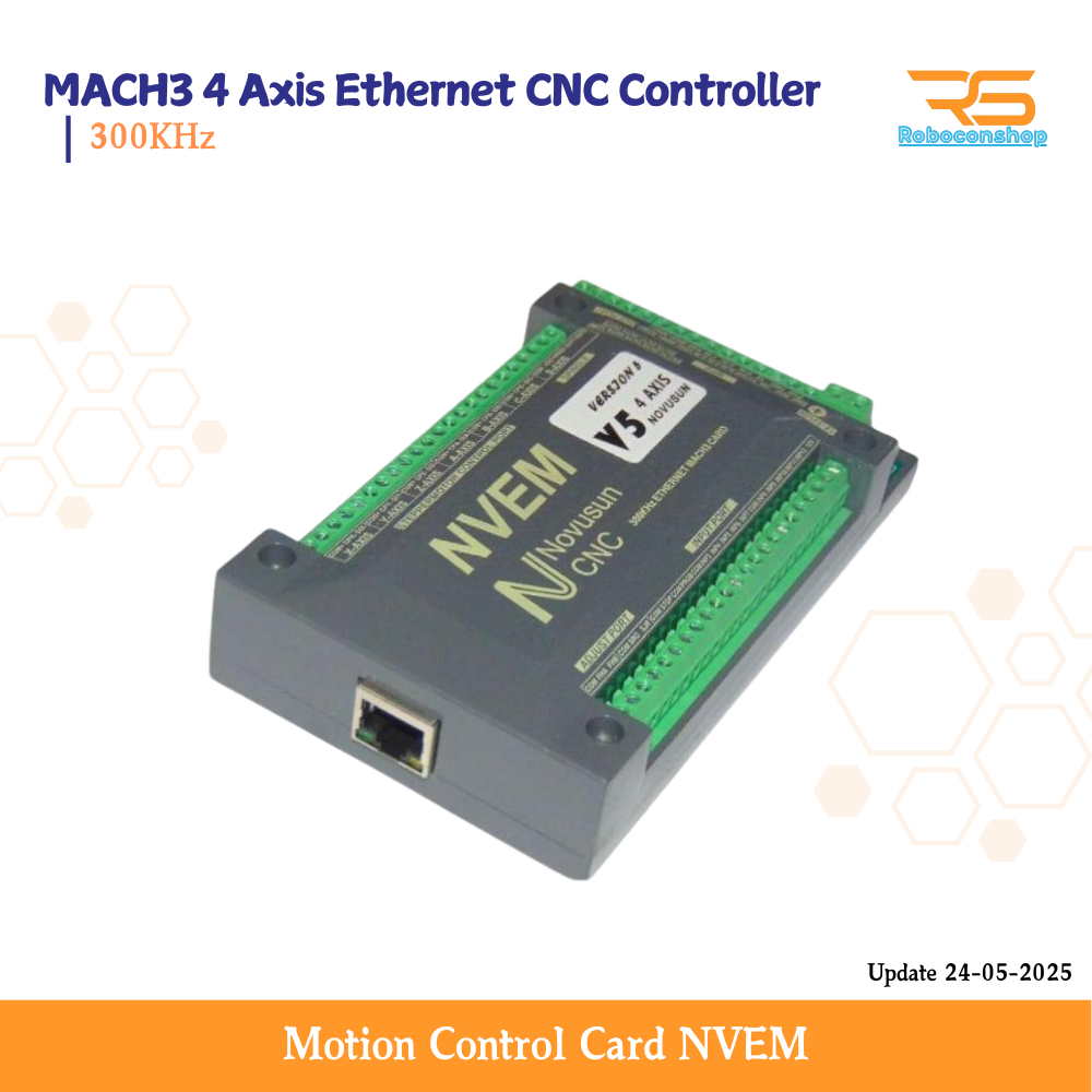 Jual MACH3 4 Axis Ethernet CNC Controller 300KHZ Motion Control Card NVEM V5 | Shopee Indonesia