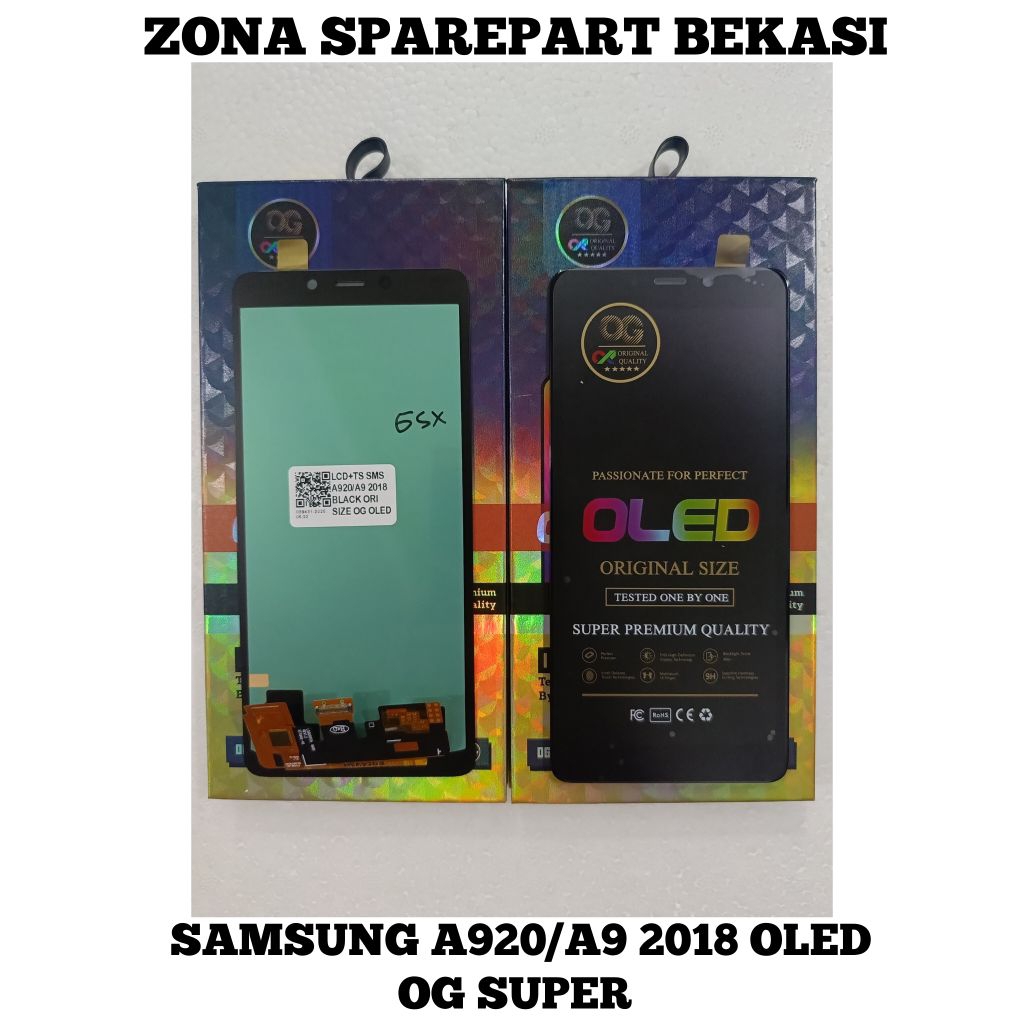 Jual LCD + TS SAMSUNG A920 / A9 2018 OLED OG SUPER | Shopee Indonesia