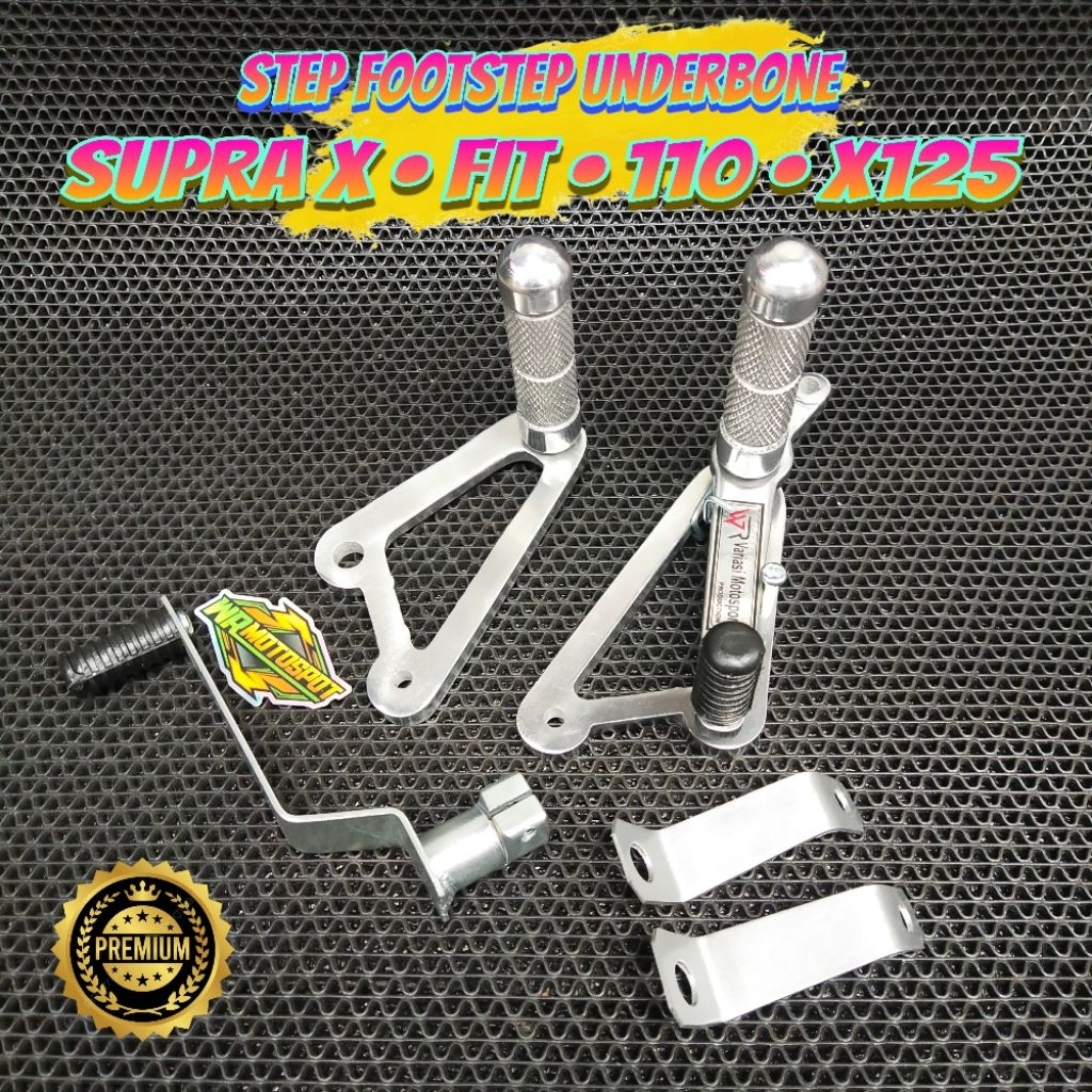 Jual Step Footstep Underbone Jalu Aluminium Supra X- Supra Fit - Supra ...