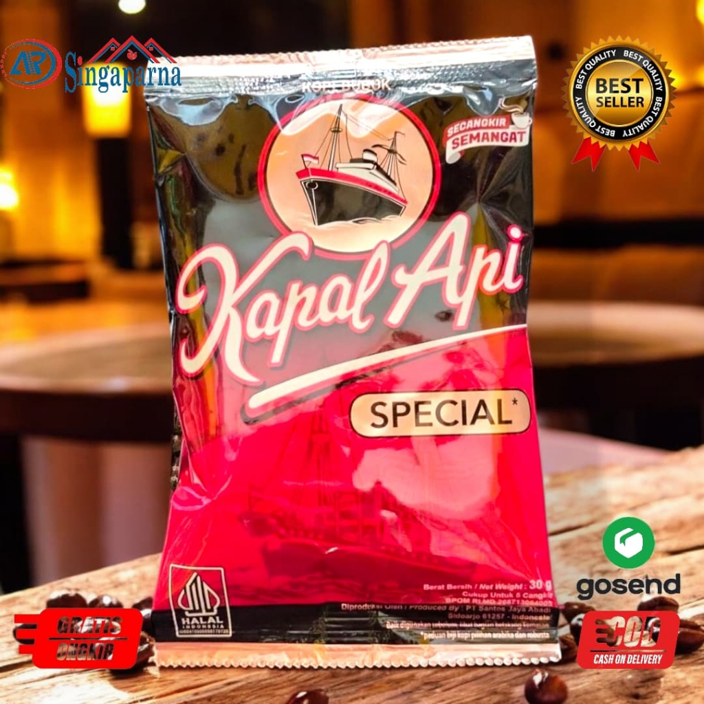 Jual Kopi Bubuk Kapal Api Special 30g (1 Renceng isi 10 Pcs) Kopi Hitam ...