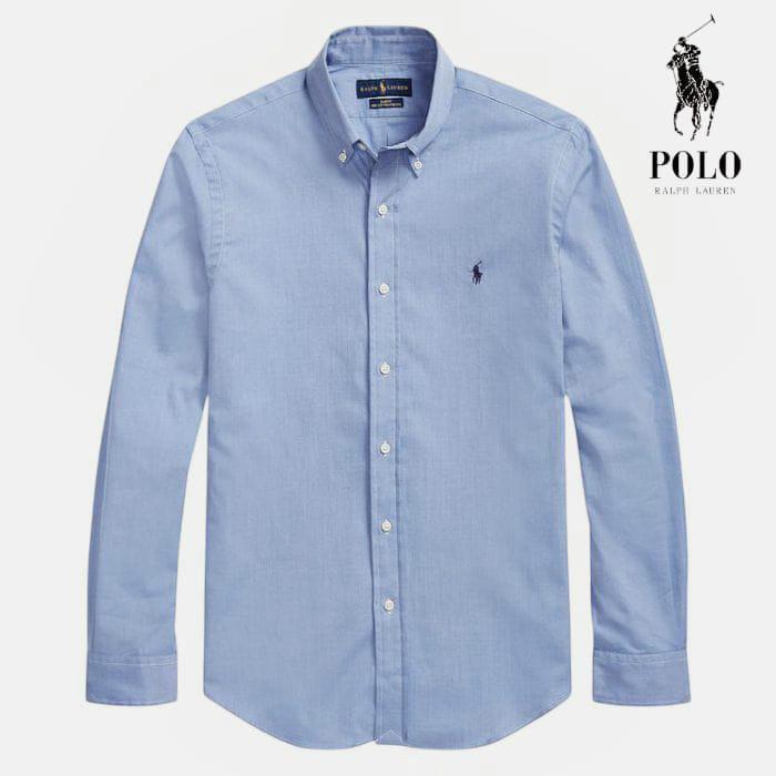 Jual Kemeja Polos Pria Lengan Panjang Slim Fit,Bahan 100% Katun,Kemeja ...