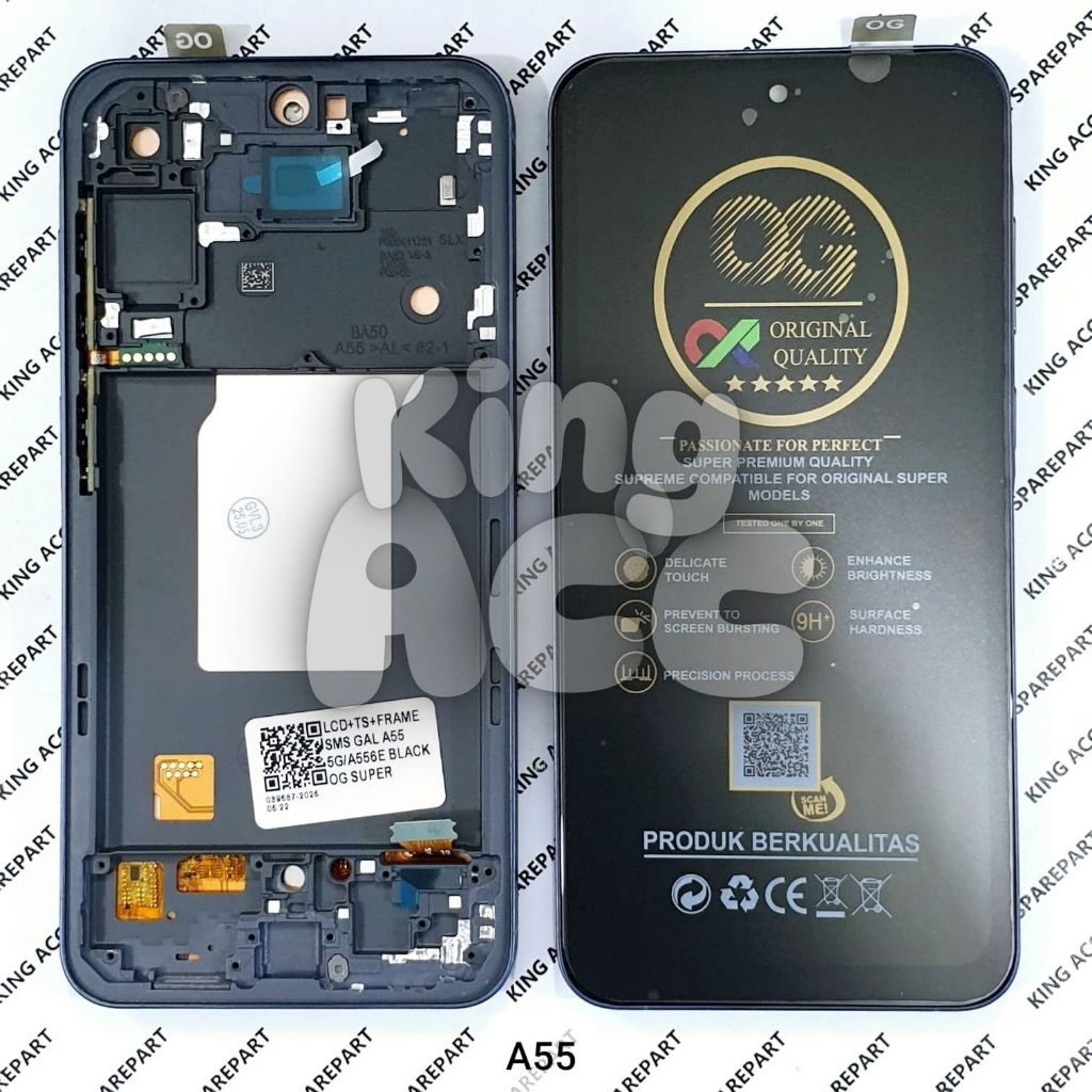 Jual OG SUPER LCD TOUCHSCREEN + FRAME SAMSUNG GALAXY A55 5G / A556E ...