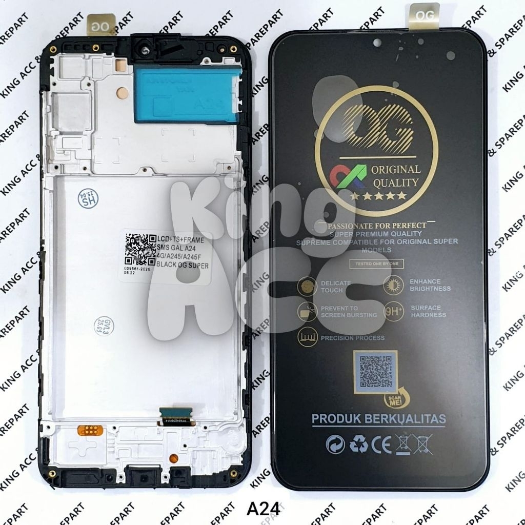 Jual OG SUPER LCD TOUCHSCREEN + FRAME SAMSUNG GALAXY A24 4G / A245 ...