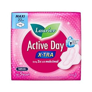 Jual Pembalut Laurier Active Day WING 22cm (SAYAP) | Shopee Indonesia