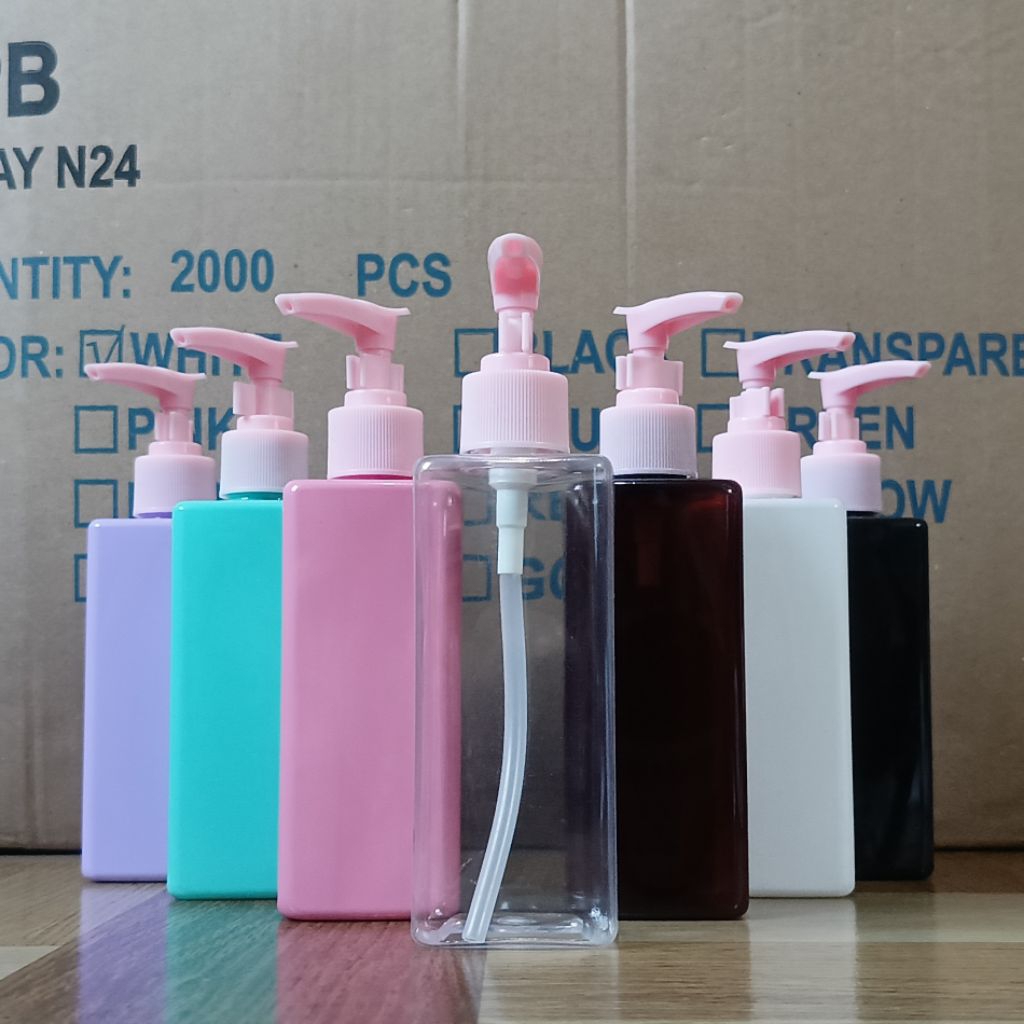 Jual BOTOL PUMP 250ML KOTAK HOLY TUTUP PUMP CLIP PING/BOTOL PUMP 250ML | Shopee Indonesia